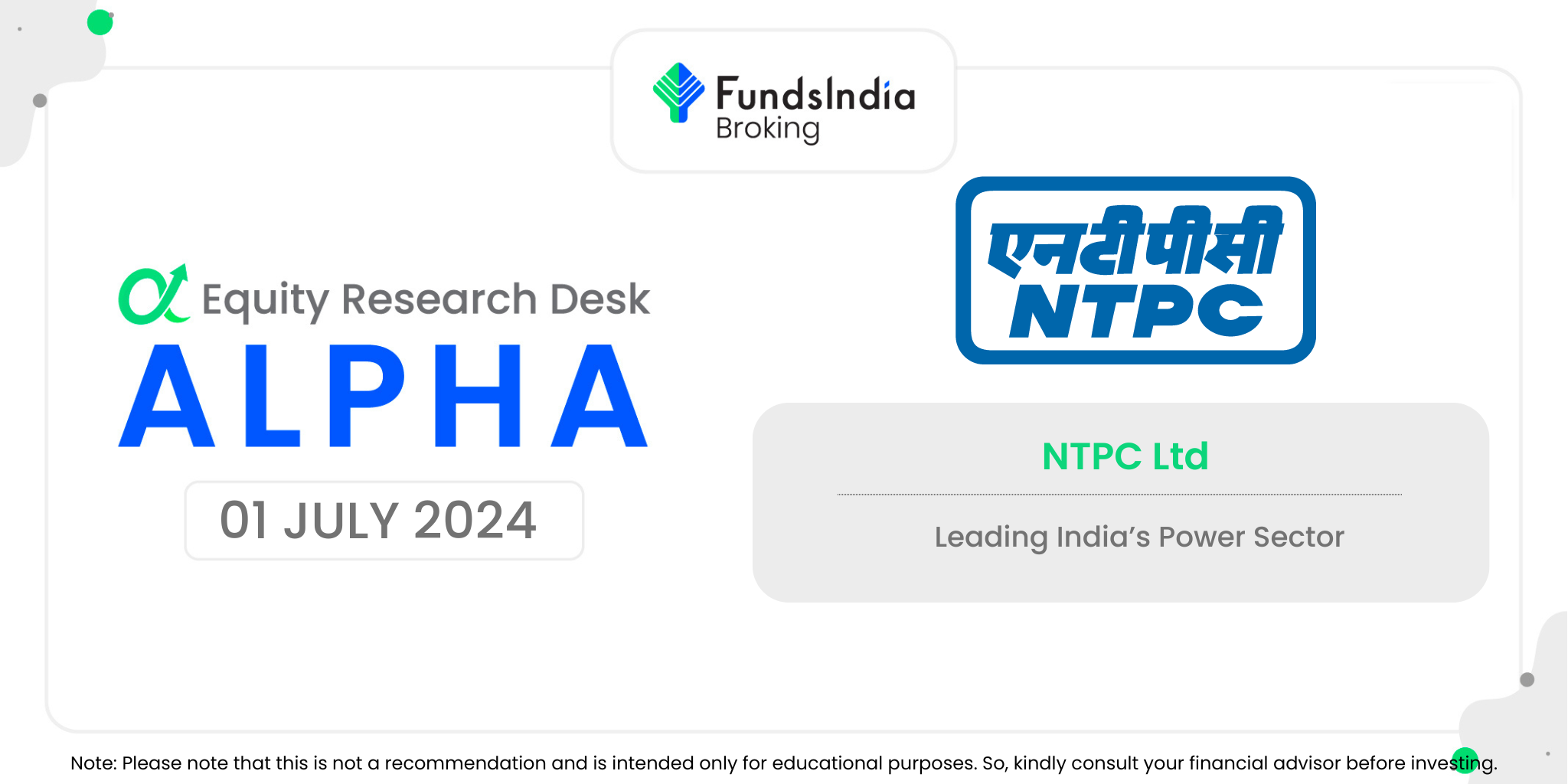 NTPC Stock Analysis Report - July 2024 | ALPHAInsights